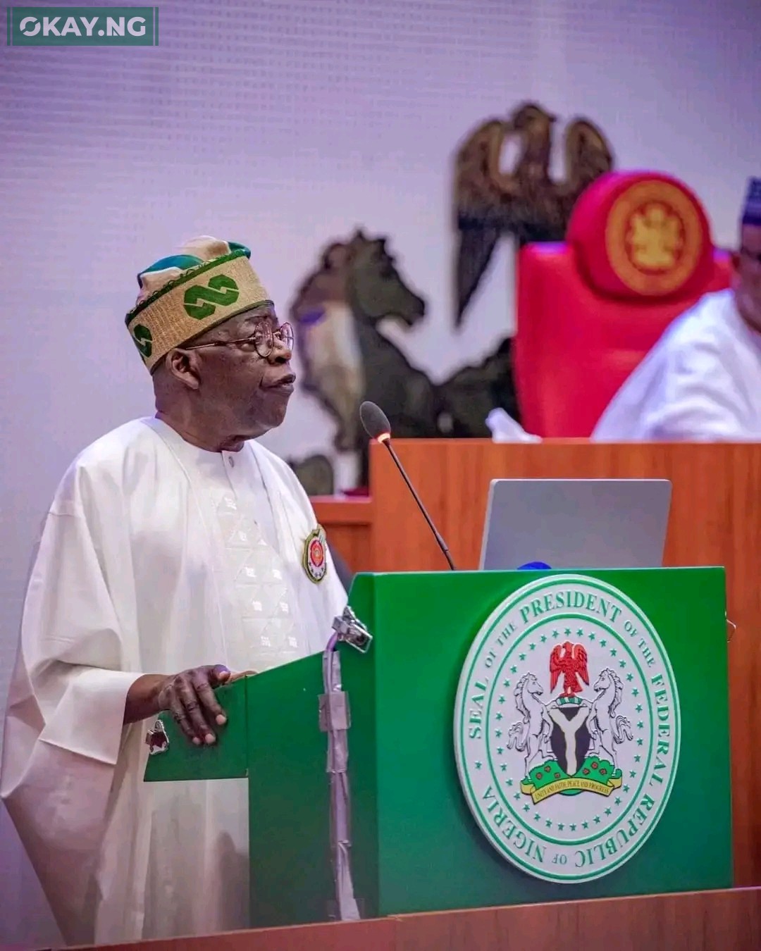 Tinubu Seeks N4.5 Trillion Increase in 2025 Budget Proposal • Okay.ng Tinubu Seeks N4.5 Trillion Increase in 2025 Budget Proposal • Okay.ng